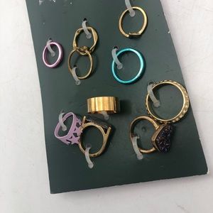 wild fable | Jewelry | 35 Wild Fable Set Of 1 Multicolor Rings | Poshmark